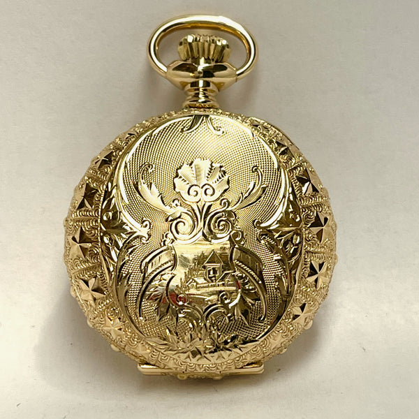 ILLINOIS LADY'S MULTI COLOUR DIAL POCKET WATCH - Ashton-Blakey Vintage ...