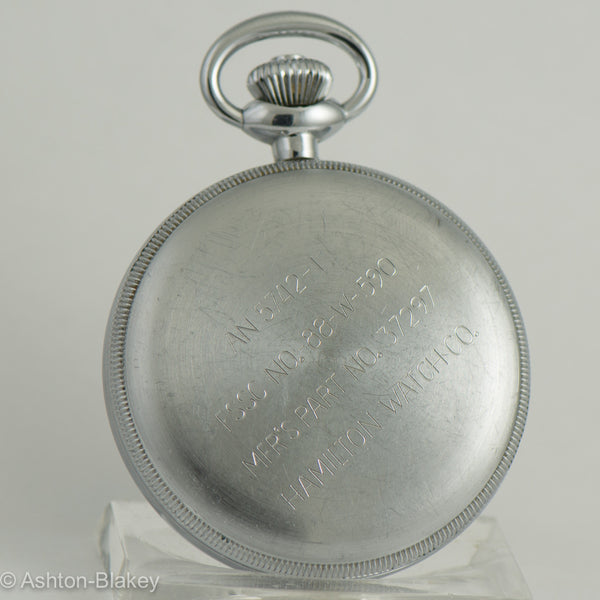 HAMILTON MODEL 23 MILITARY CHRONOGRAPH Pocket Watch - Ashton-Blakey ...